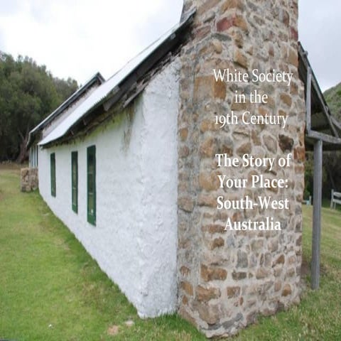 White society in 19th Century West Australia | PPT