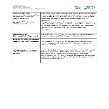 Final major project proposal form | DOCX