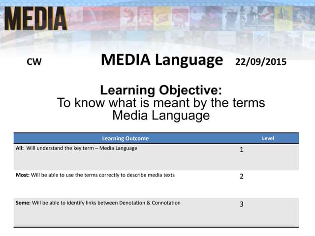 Media language | PPTX