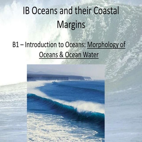 L2 morphology and oceanic water | PPTX