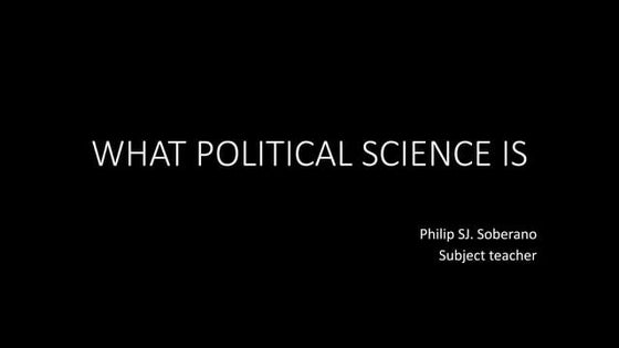 Nature and Scope of Political Science.pdf | Politics