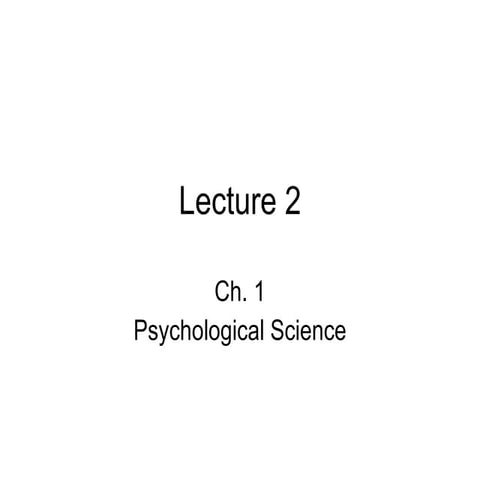 Module 0.4 Myers' Psychology for the AP Exam | PPTX