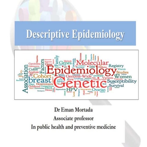 L3 descriptive epidemiology | PPT