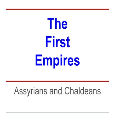 L3 the first empires | PDF