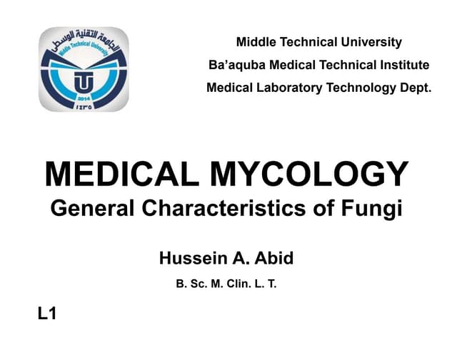1.INTRODUCTION TO MYCOLOGY & CLASSIFICATION.ppt