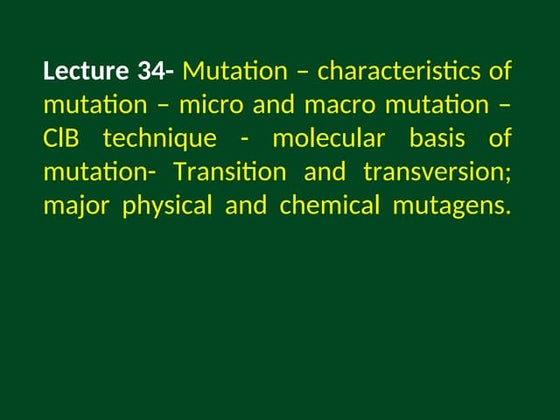 DETECTION OF MUTATION BY CLB METHOD.pptx