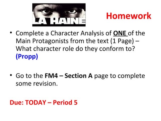 La Haine Revision Notes | PDF