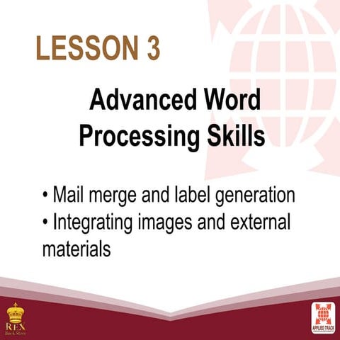 L3 Advanced Word Processing Skills.ppt · version 1.ppt