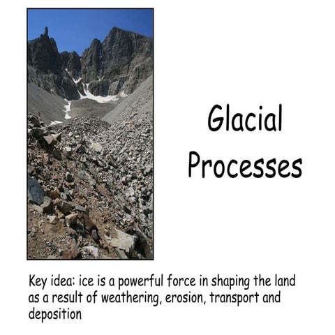 L3 Glaciation Processes | PPT