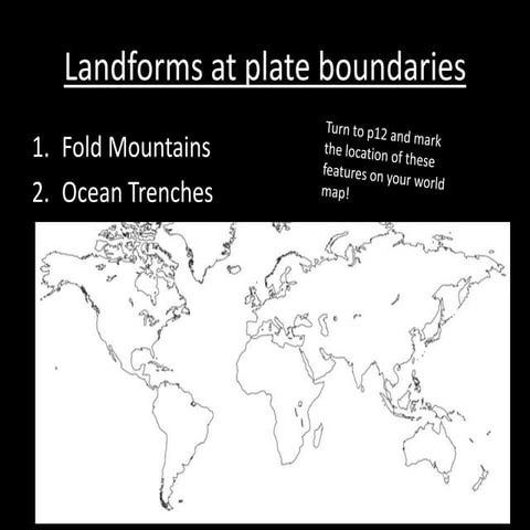Science (map of plate boundaries) | DOCX