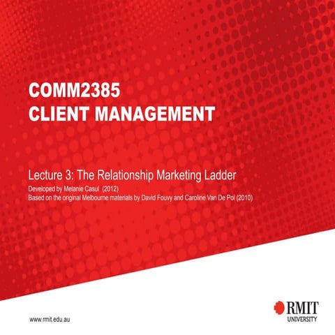 Relationship Marketing Ladder | PDF