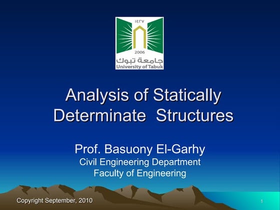 Structural Analysis - Aslam Kassimali - 6th Edition - Chapter One ...