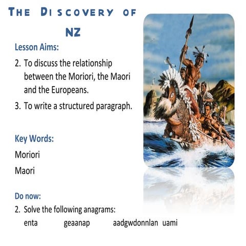 L3 The Discovery of New Zealand | PPT | Free download