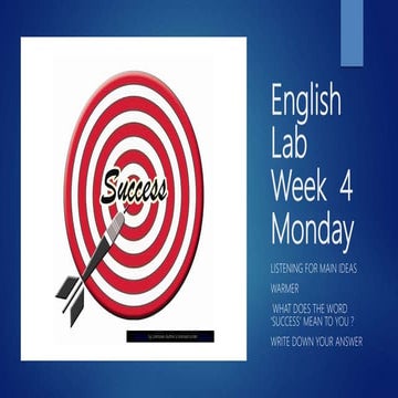L4. english lab week 4 monday | PPTX