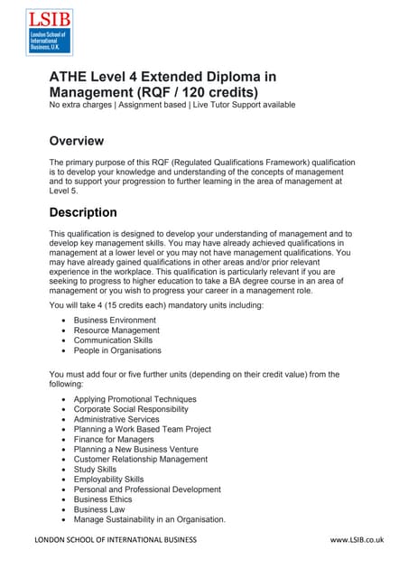 Facilities Management ILM Level 3 Qualifications | PPT