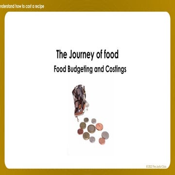 07 basic food costing | PPTX