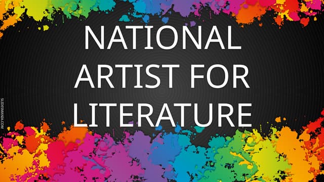 21st Century Literature from Philippines: Jose Garcia Villa | PPTX