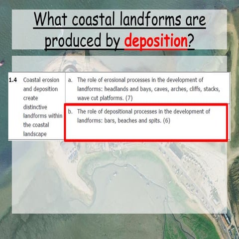 L4 ap coastal deposition | PPTX | Geology | Science