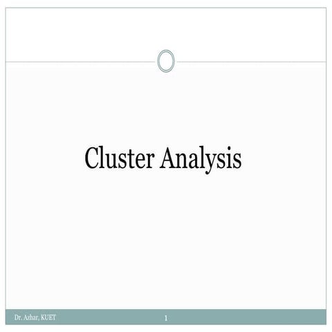 L4 cluster analysis NWU 4.3 Graphics Course | PPT