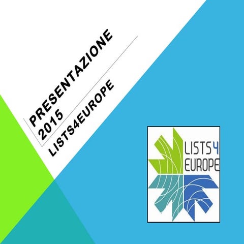 L4E presentaz it_2015 | PPT