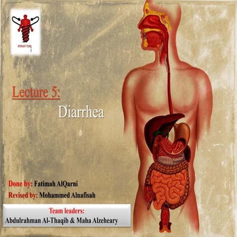 Diarrheal Disease and it's mechanism in Humans | PDF
