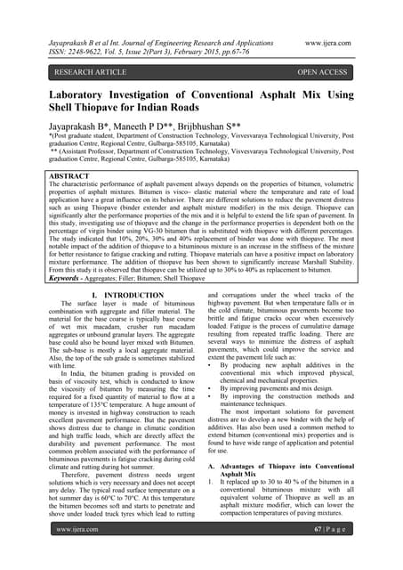 Marshall Mix Design: Lab Report | PDF