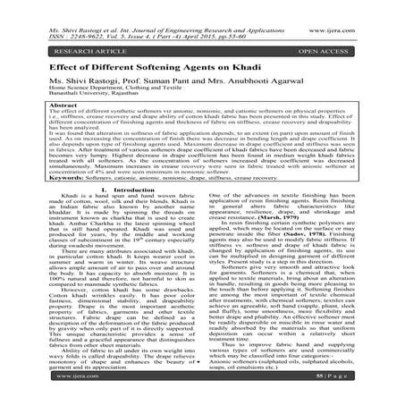 Different types of softener & their uses | PPTX