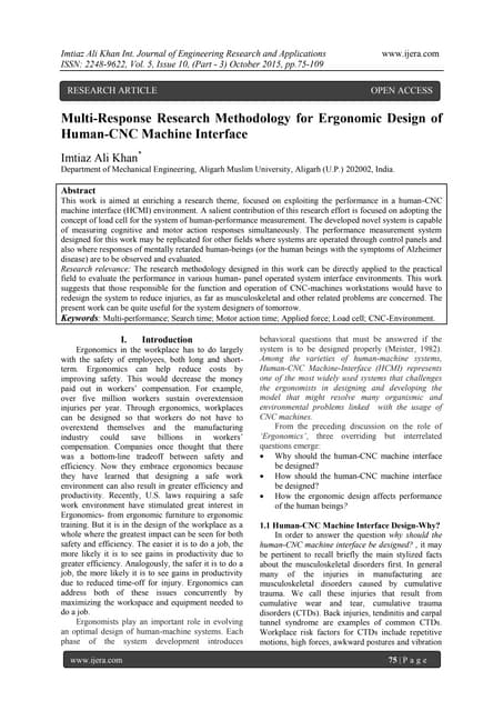 Man machine interface & it’s controls | PPTX