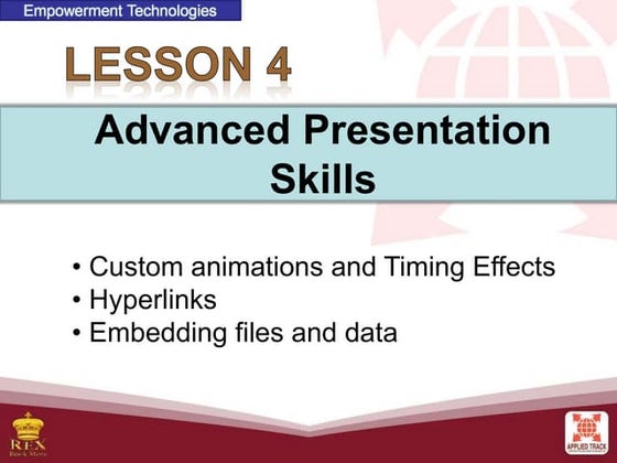 Advanced presentation skills | PPTX