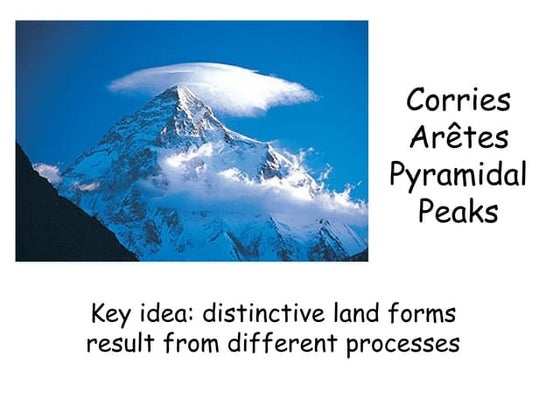 Arêtes | PPTX | Geography | Science