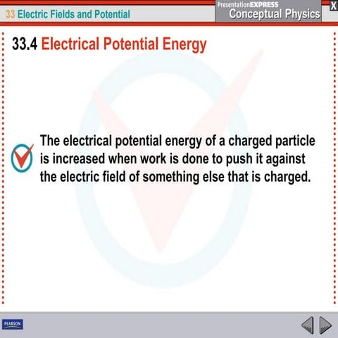 LESSON 5 PHYSICS ELECTRICAL POTENTIAL ENERGY | PDF