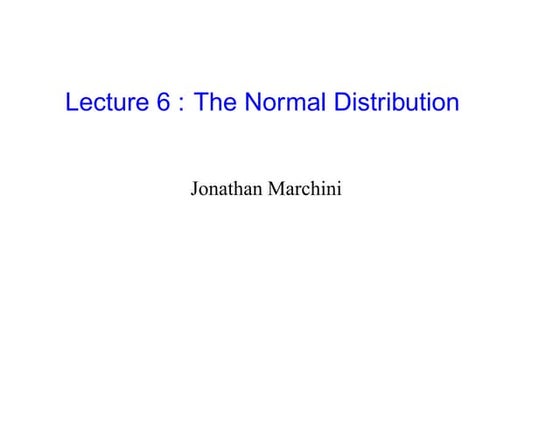 Properties of discrete probability distribution | PPT