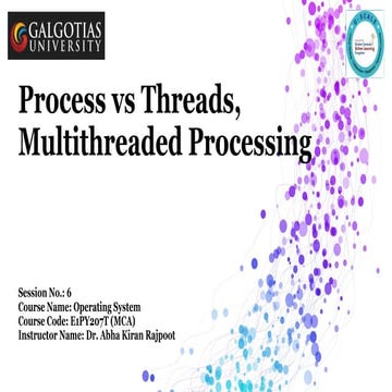 Understanding Processes vs Threads and Multithreaded Processing in ...