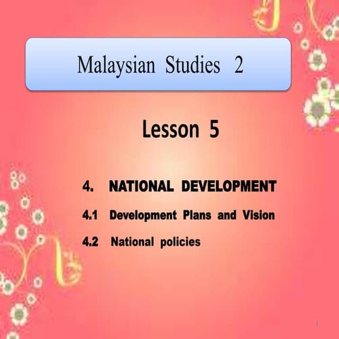 L6 National Development 4 1 4 2 Pptx