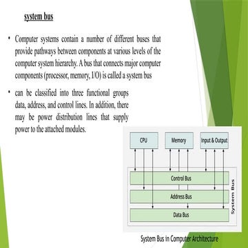 Computer system bus | PPTX