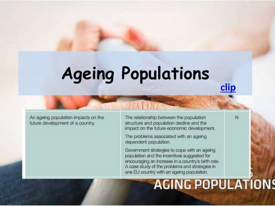 Ageing Population by Elgun Hasanli | PPTX | Eldercare | Family and ...