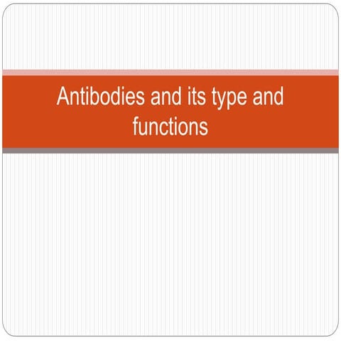 L6 Antibody ppt immuno biology structure function types | PPT