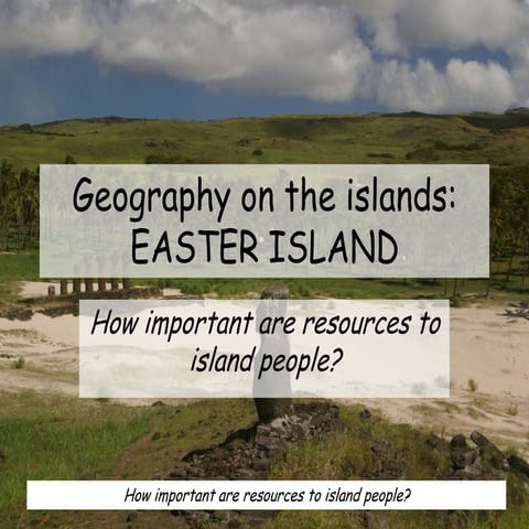 L6 geography in the islands | PPT