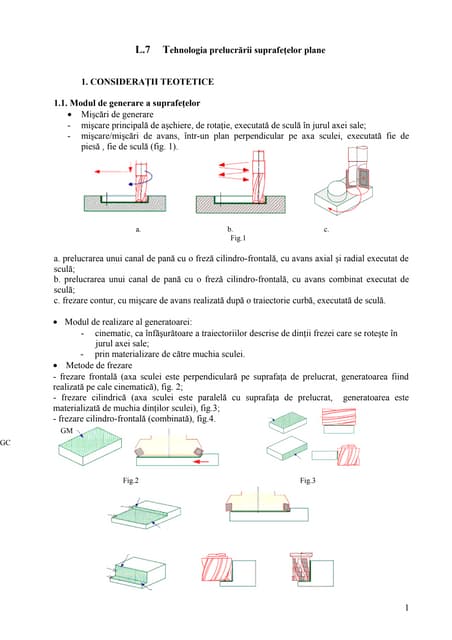 Prelucrarea pieselor prin frezare | PPT