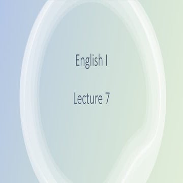 L7. English 987. Ggghgfghffghj Ghjj pptx | PPT