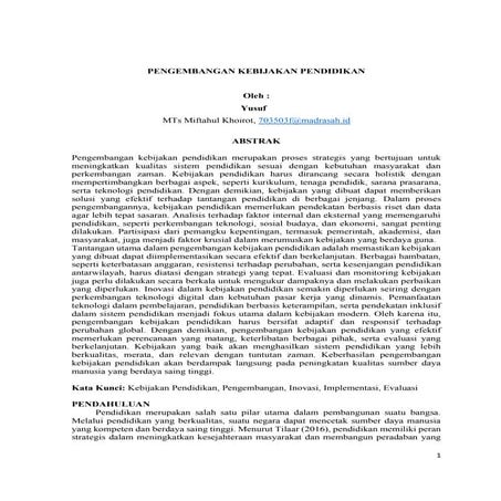 Artikel-Pengembangan_kebijakan_pendidikan.pdf