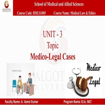 Medico Legal Cases | PDF