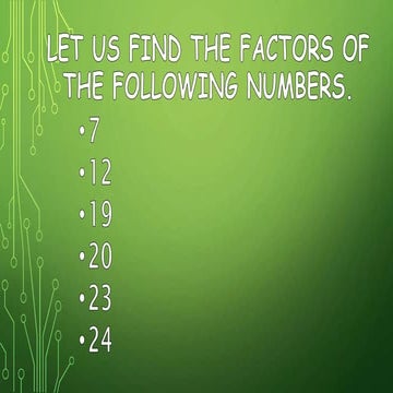 Prime and Composite numbers | PPTX