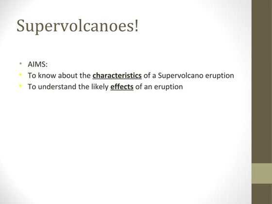 Types of the volcanoes | PPTX | Geography | Science