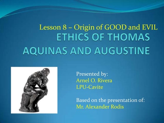 St. Thomas Aquinas Philosophy | PPTX | Christianity | Religion ...