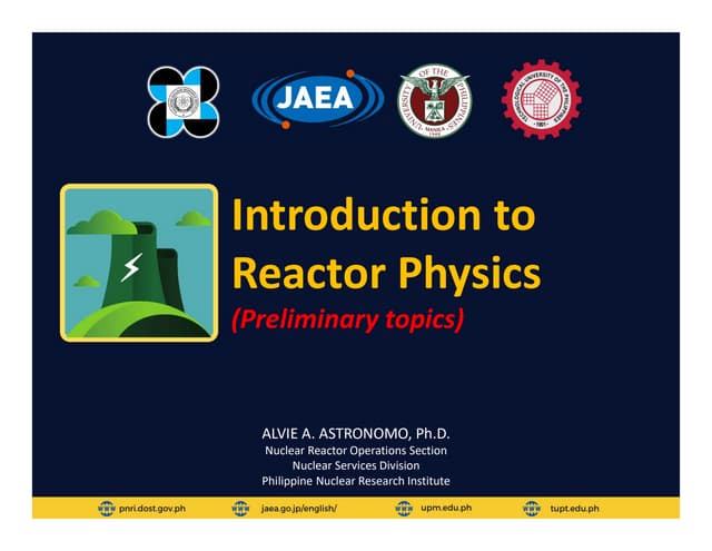 L8 Introduction To Reactor Physics Part 1pdf 5547