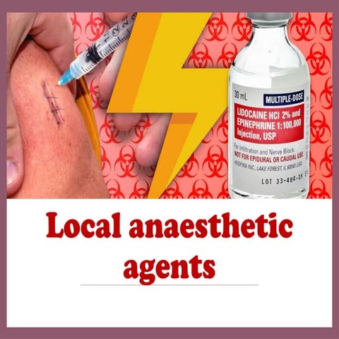 LA.pptx pharmacology local anesthetics agents | PPTX