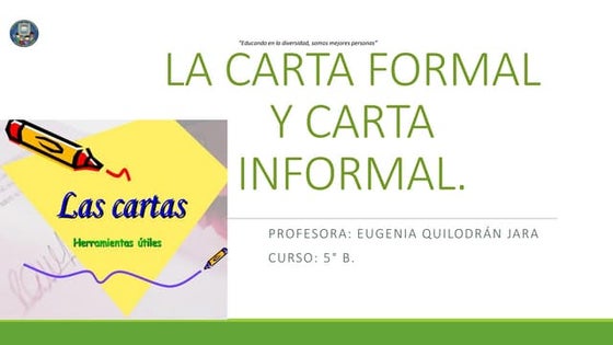 Secuencia Didáctica - La Carta | PPT