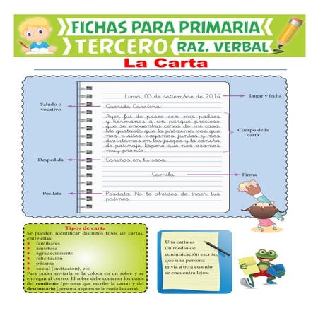 Como Escribir Una Carta Para Niños