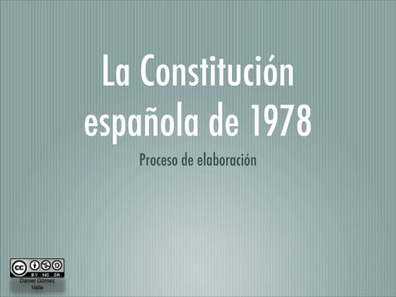 La constitución española de 1978 | PPT